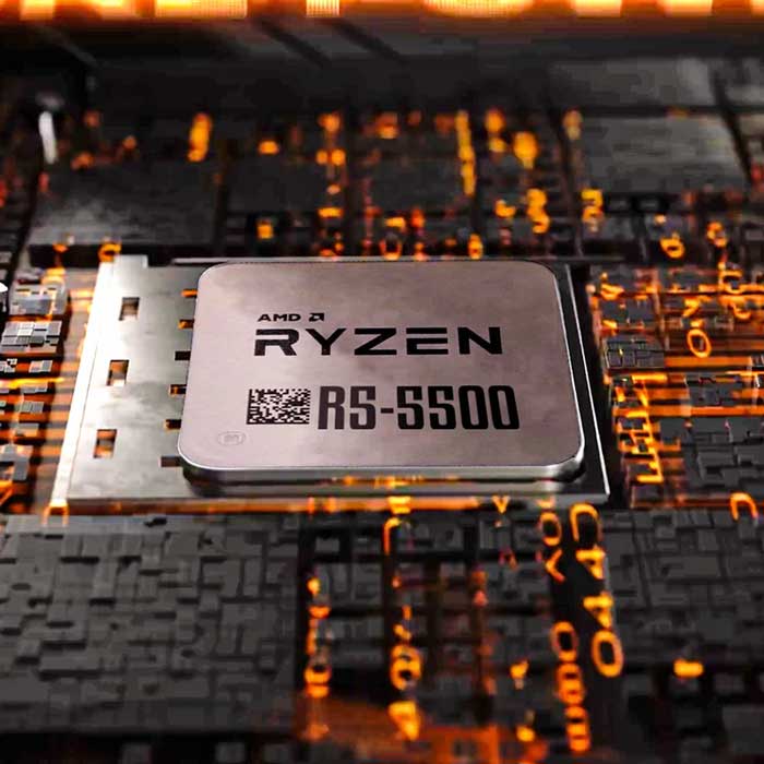 پردازنده ای ام دی مدل Ryzen AMD 5 5500 GAMING CPU 6C.12T - سنتر کامپیوتر